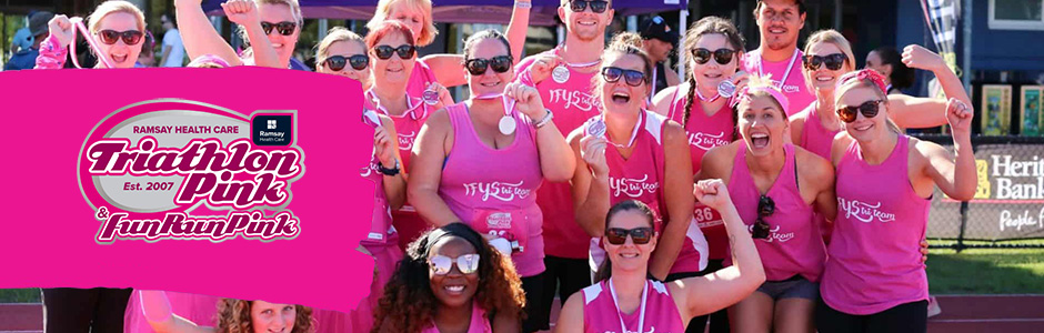 Triathlon Pink Fundraising | HomePage